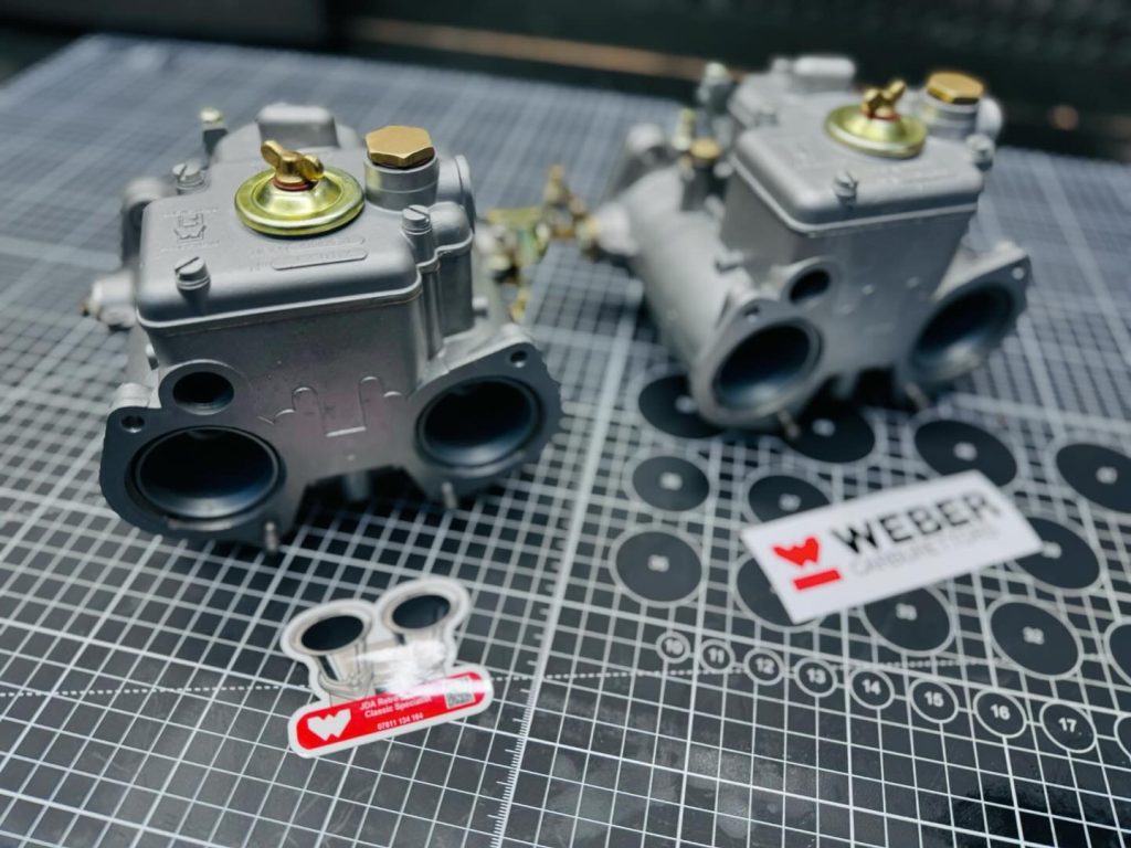 Italian WEBER 40 DCOE early Type 31 brass shaft carburettors X2 - Weber ...