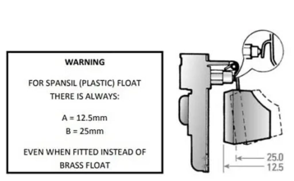 Genuine Weber Spansil Float for Weber DCOE and DCO/SP carburettors ...